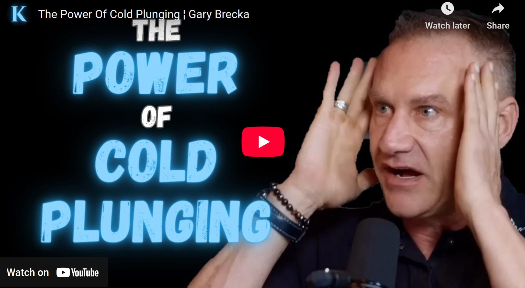 The Power of Cold Plunging with Gary Brecka | Townley